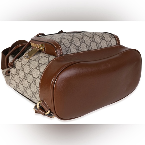 Gucci | Bags | Gucci Brown Gg Supreme Interlocking G Backpack | Poshmark